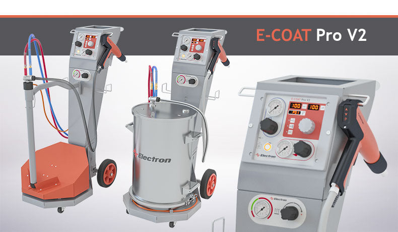 Electron E-Coat Pro V2 Hopper A06ECM04H | PCE Powder Coating Equipment